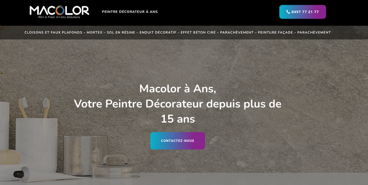 Macolor | Peintre Décorateur à Ans, Grâce-Hollogne, Flémalle