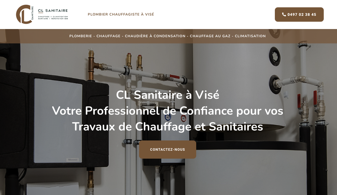 CL Sanitaire | Chauffage et Sanitaires à Visé, Herve, Ans